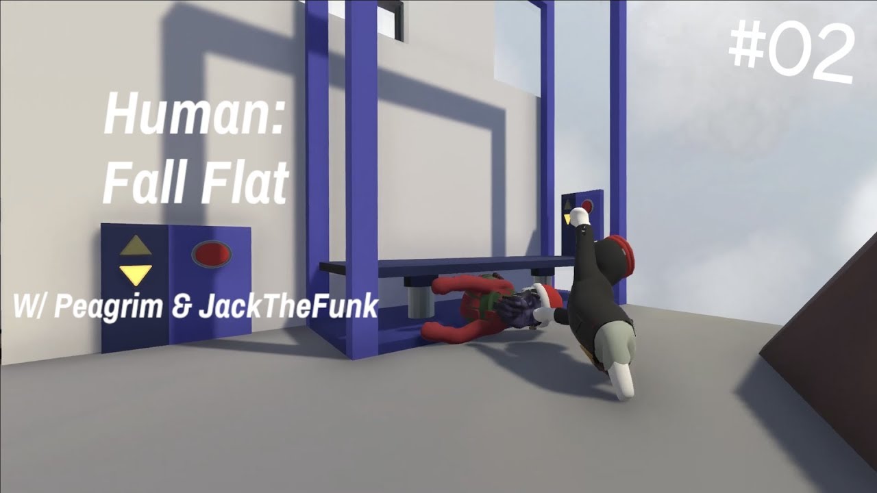 Human: Fall Flat - Completing our first two levels! - YouTube