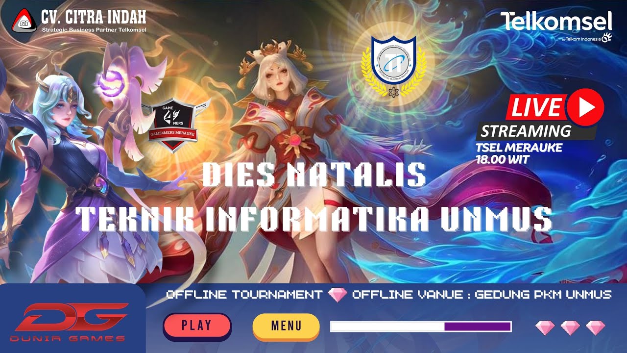 🔴 DAY 3 | OFFLINE TOURNAMENT MLBB | DIES NATALIS TEKNIK INFORMATIKA ...