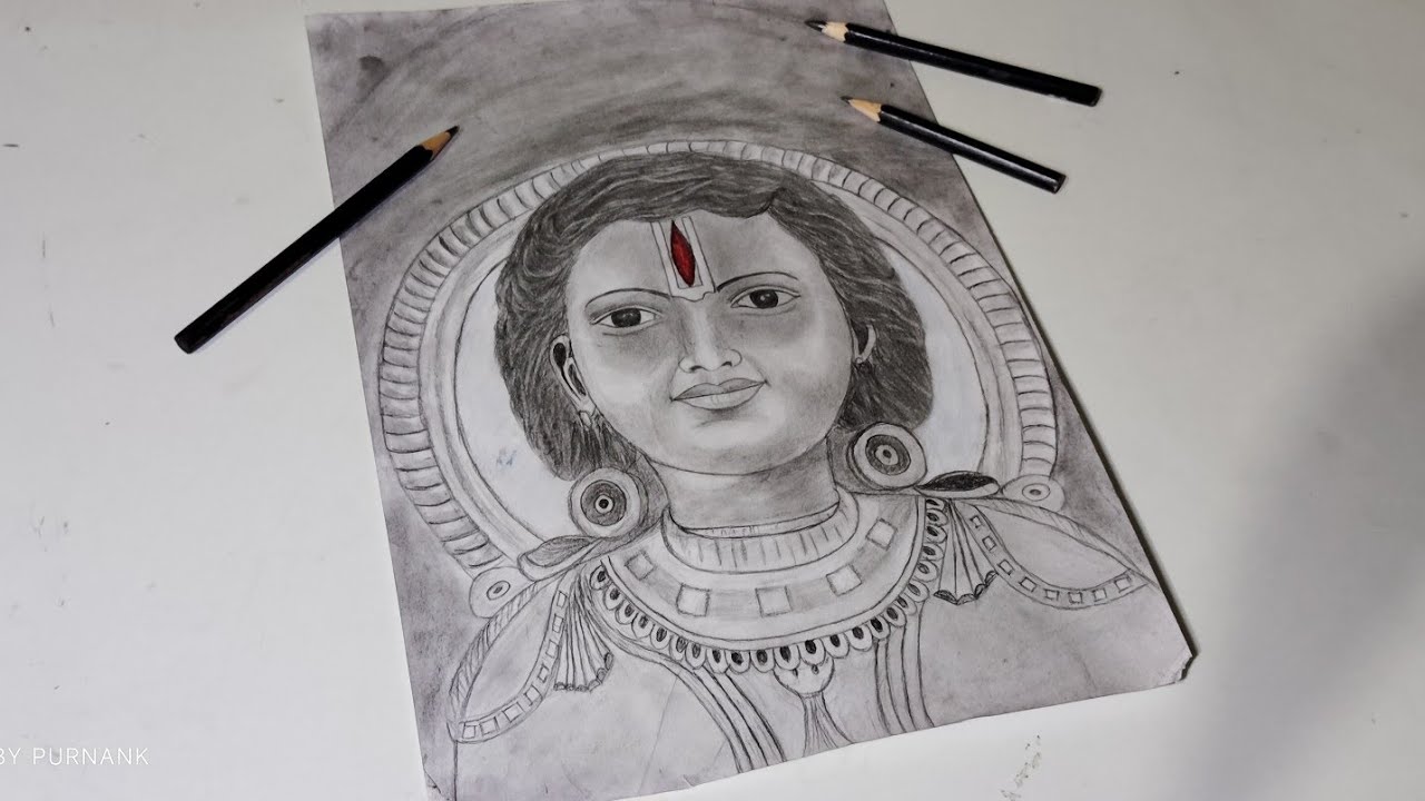 ramlala sketch Full tutorial (timelapse video) - YouTube