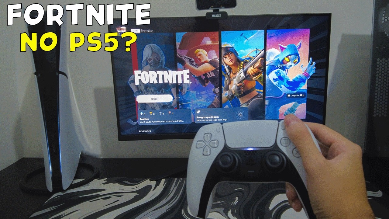 JOGANDO FORTNITE No PLAYSTATION 5 SLIM Vale A Pena (PS5 SLIM) - YouTube
