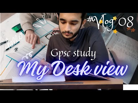 My Desk view | Gpsc study vlog|Gpsc study | Gpsc | Gsssb | UPSC | Ravi Bhartiy 🇮🇳 - YouTube