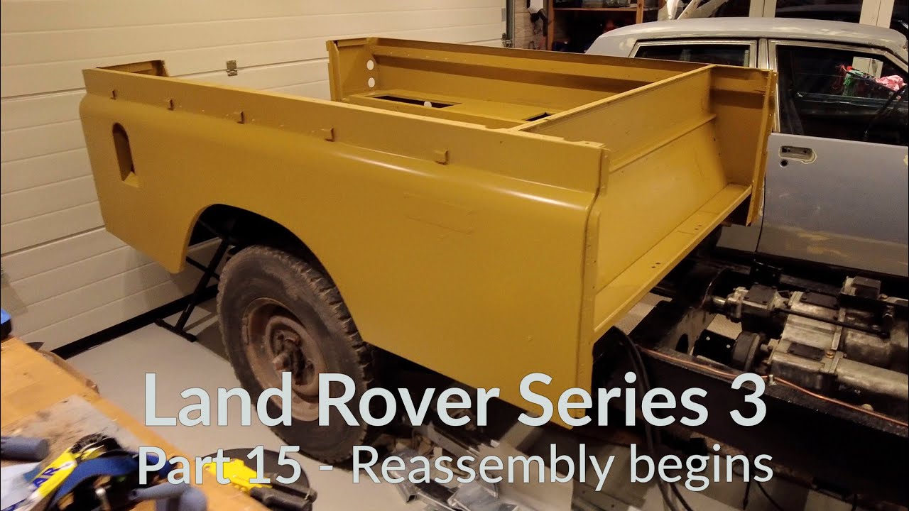 Land Rover Series 3 Restoration Part 15 - Paint & Reassembly pt.1 - YouTube