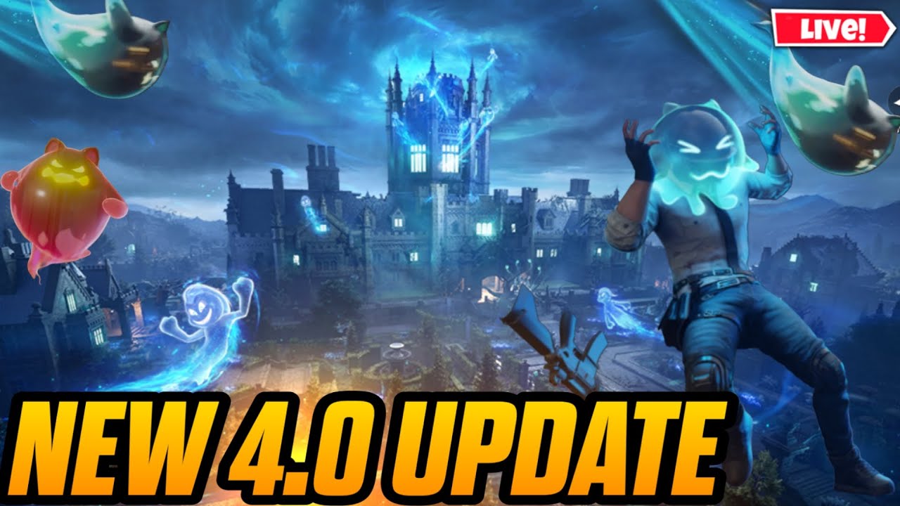 🔴BGMI New 4.0 Update Is Here | New Ghost & Flying Magic broom Mode LIVE ...