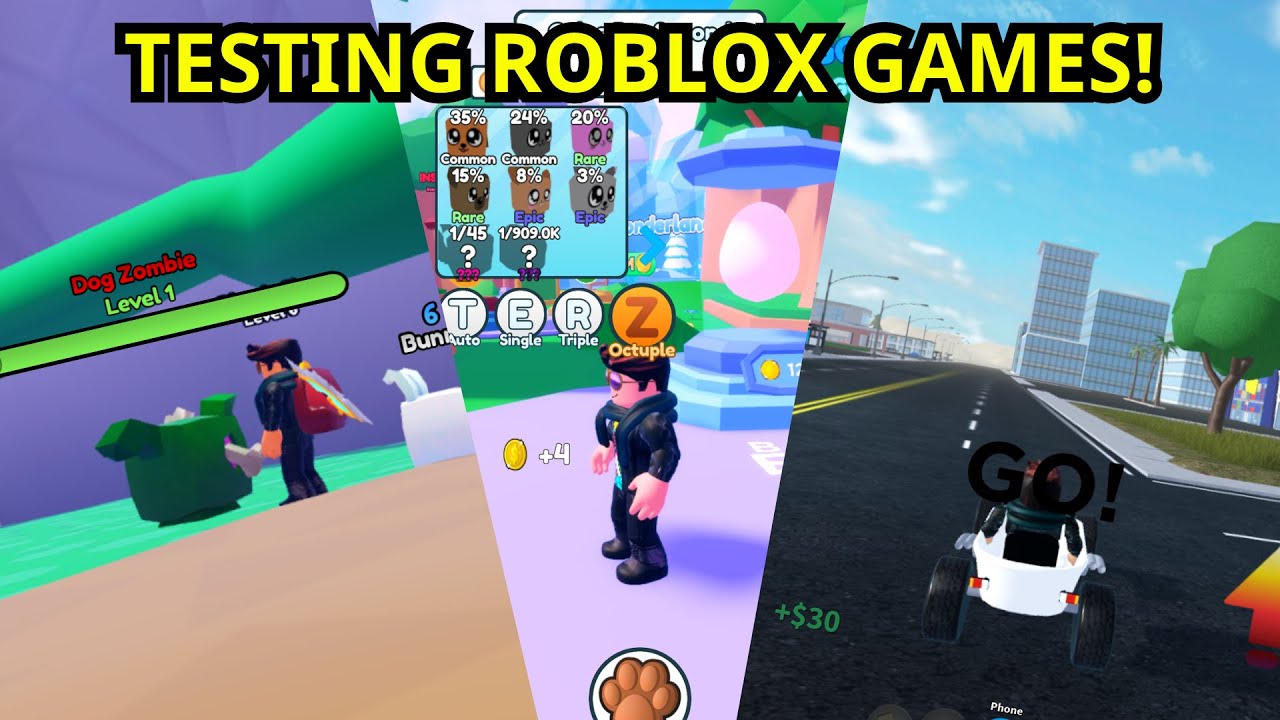 WE ARE TESTING ROBLOX GAMES!!! | Roblox - YouTube