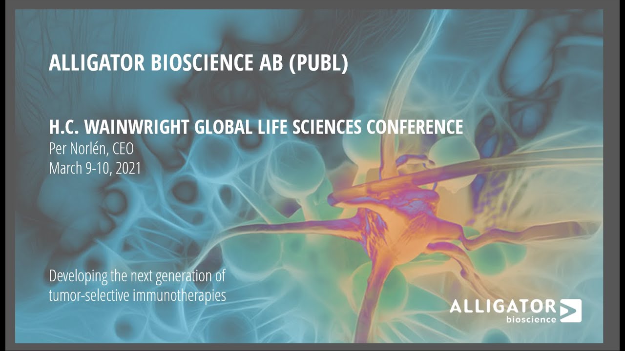 Alligator Bioscience presentation at HC Wainwright Global Life Science ...