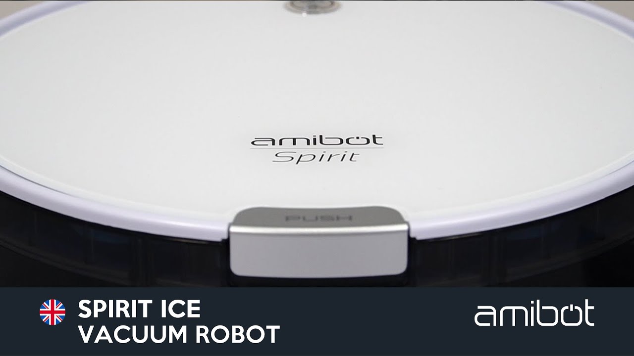 AMIBOT - Discover the SPIRIT ICE - Robot vacuum and mop - YouTube