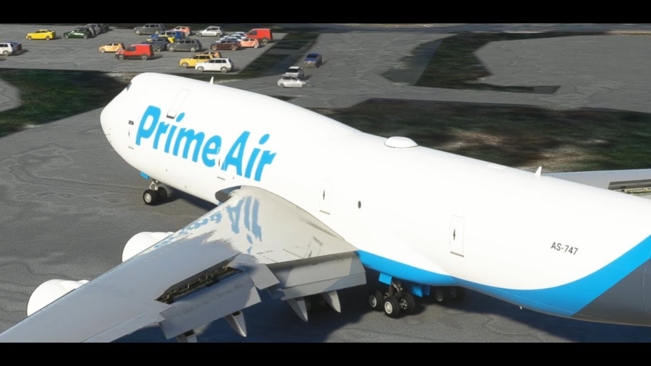 Amazon Prime Air | Boeing 747 Landing at Malta International Airport ...