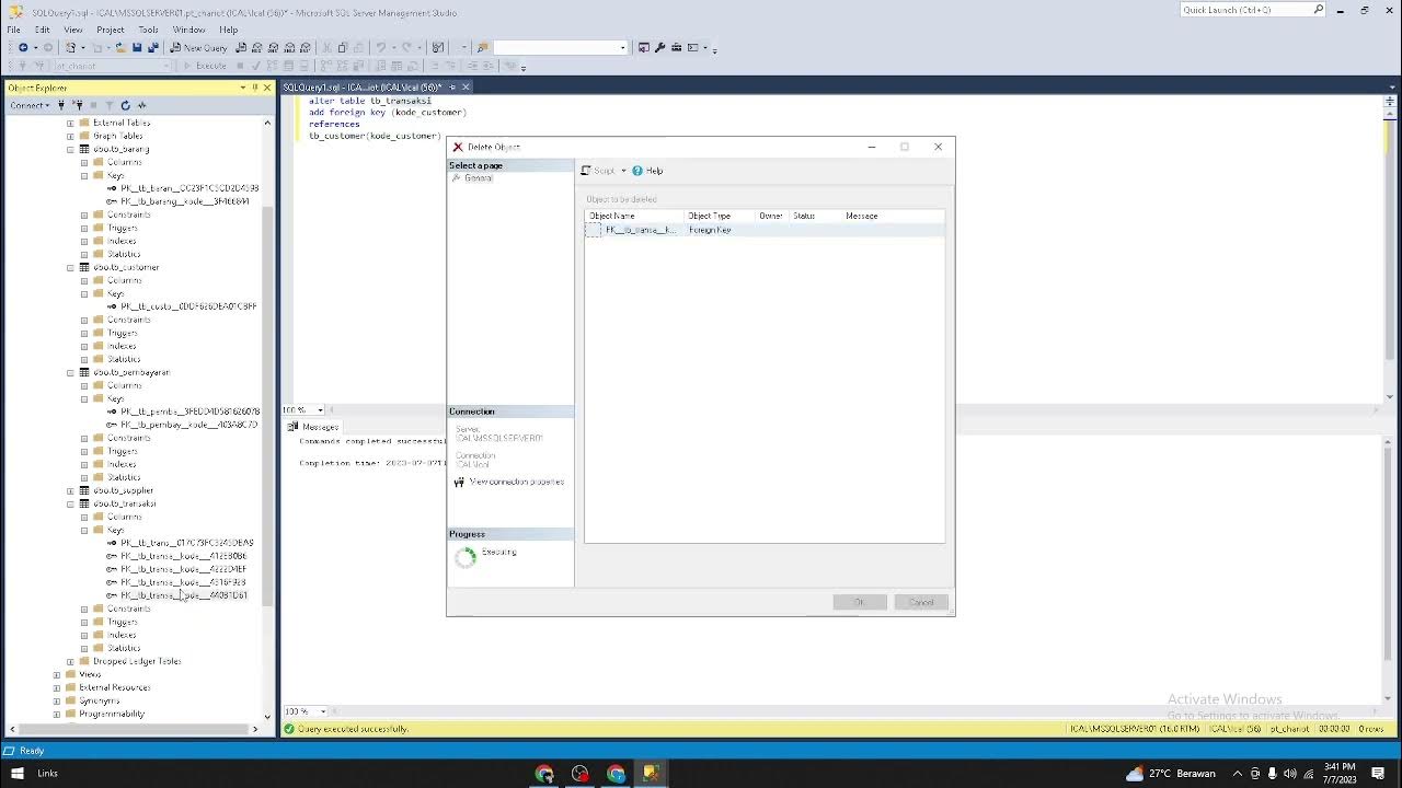 Belajar Membuat Database di SQL Server 2023 - YouTube