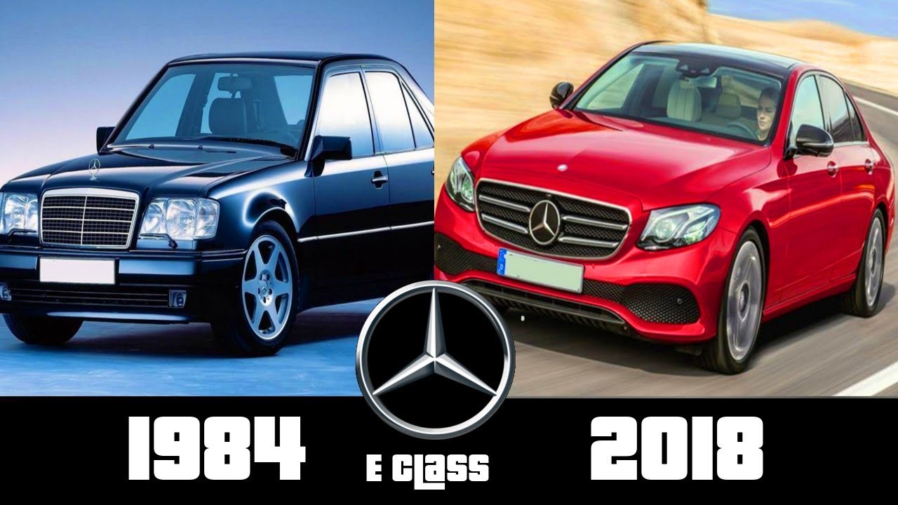 Mercedes E Class - The Evolution (1984-2018) - YouTube