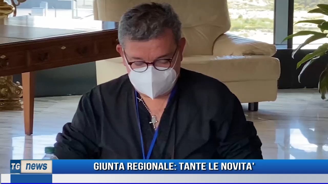 GIUNTA REGIONALE: TANTE LE NOVITA' | IL VIDEO - YouTube