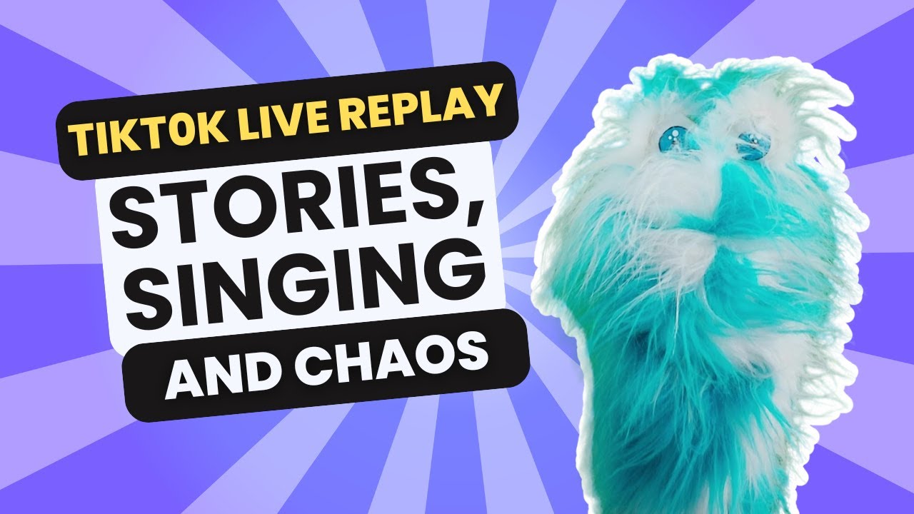 Puppet Sings & Reads Grown-Up Bedtime Stories! TikTok Livestream Replay ...