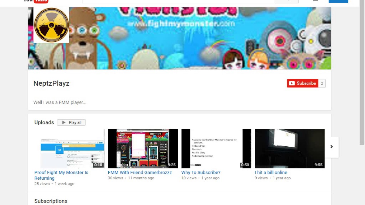 My Help With Fight My Monster How I Started And Old Clips - YouTube