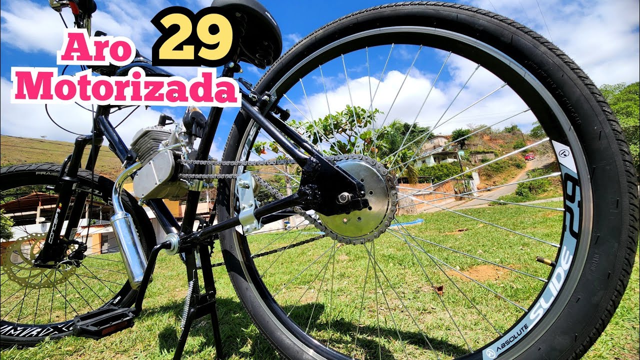 como montar uma aro 29 MOTORIZADA do ZERO - YouTube