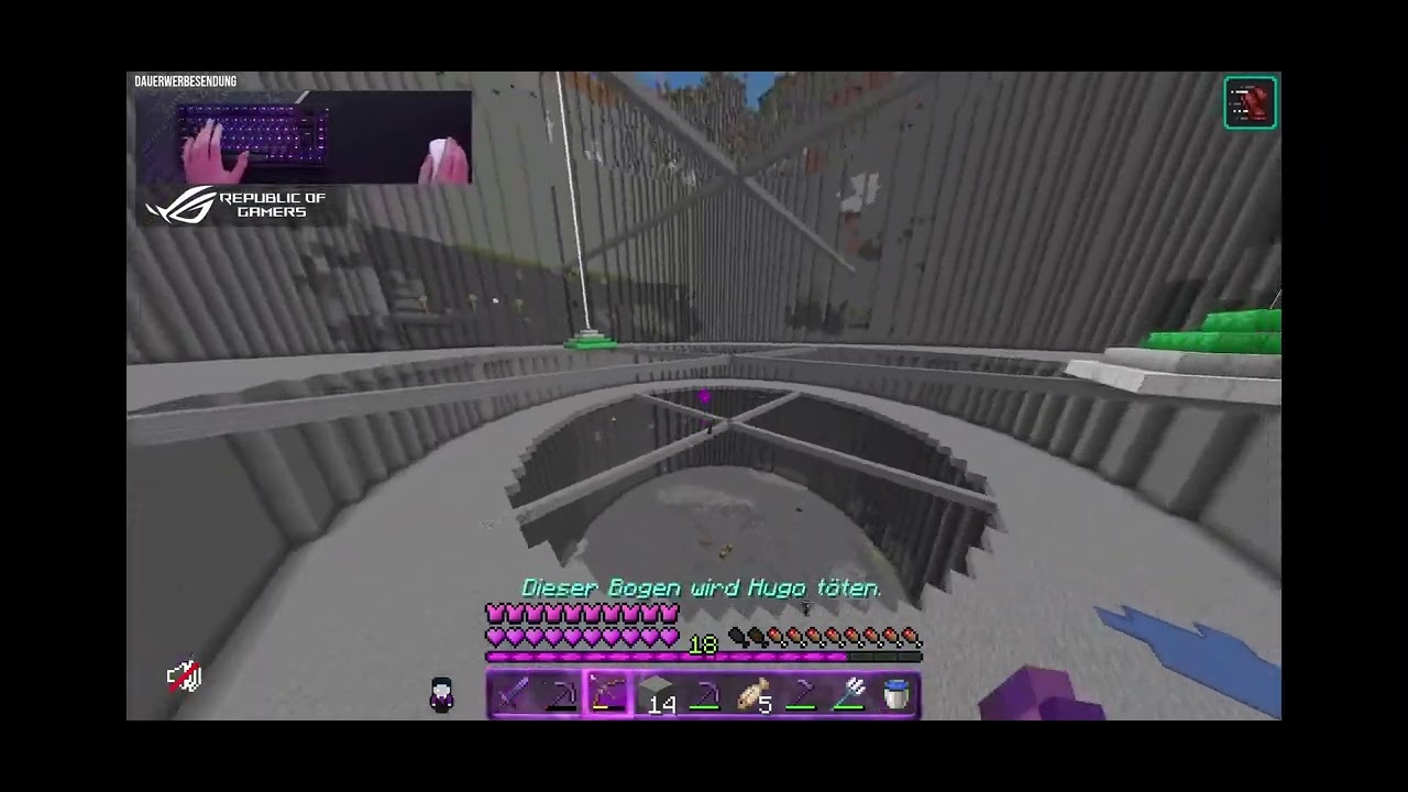 Minecraft Craft Attack 11 🥶@Bastighg mit Mega MLG Trickshot🥶😱 - YouTube