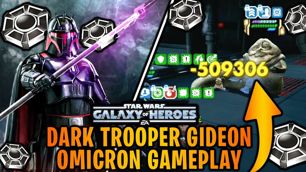 Dark Trooper Moff Gideon Omicron Gameplay! Smack Down Jabba and Other ...