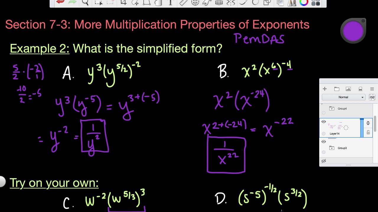 7 3 More Multiplication Properties Of Exponents YouTube 7-3-more-multiplication-properties-of-exponents-youtube