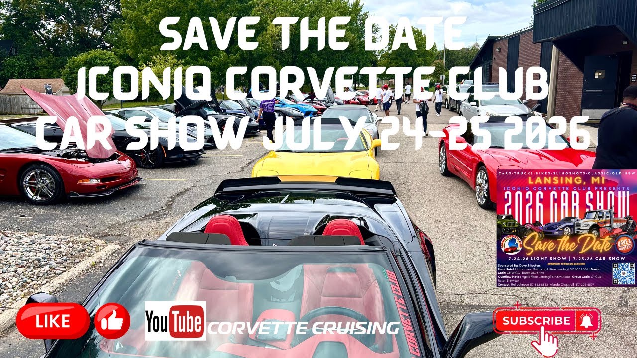 Iconiq Car Show Video, Save the Date July 24, 25 2026, 100's of ...