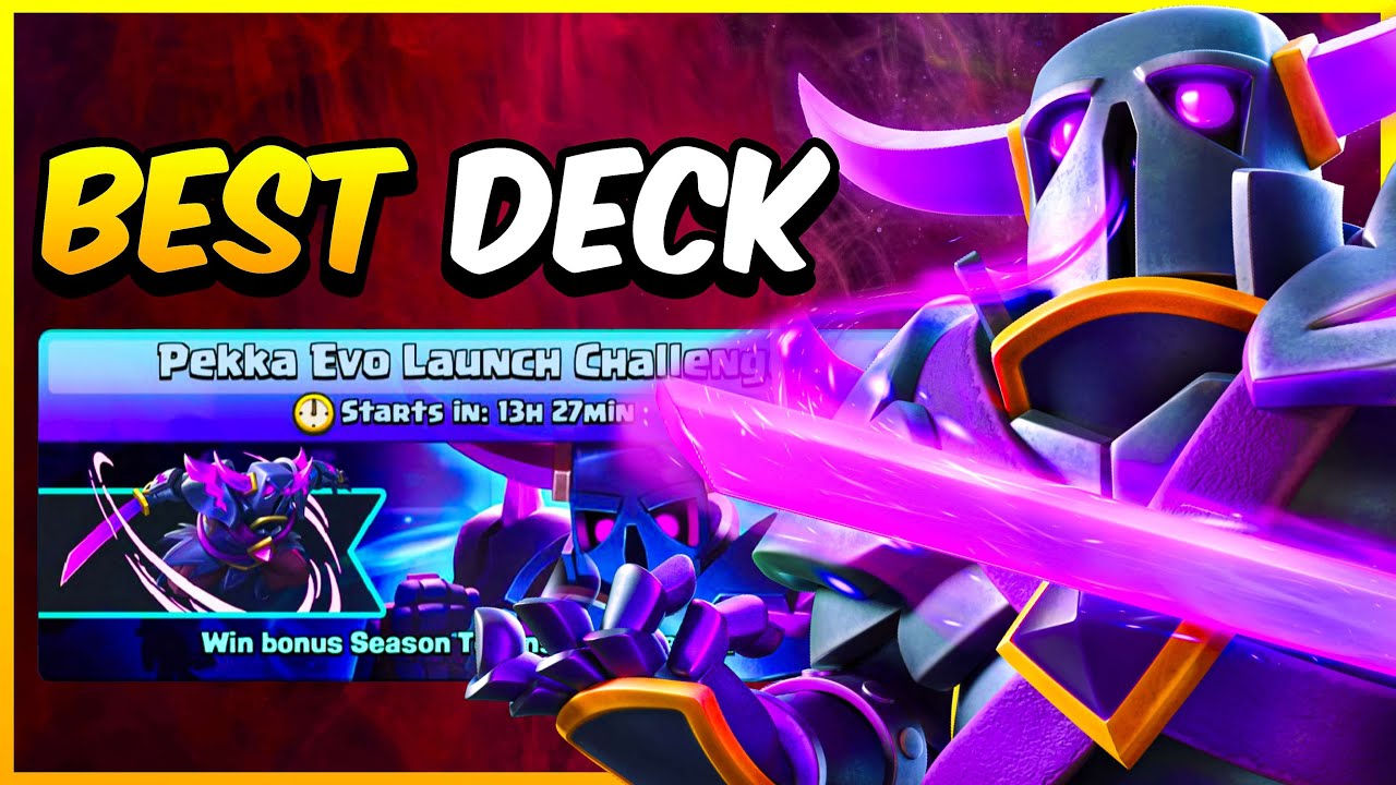 PEKKA EVO LAUNCH CHALLENGE in CLASH ROYALE! - YouTube