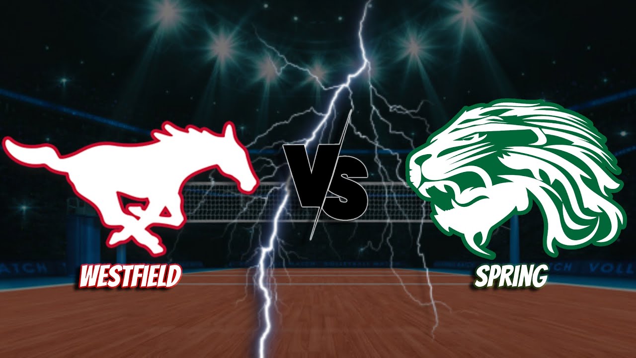 Westfield Mustang Volleyball vs Spring - YouTube
