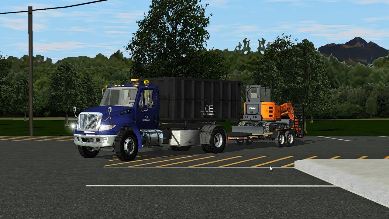 Rigs Of Rods International DuraStar Hook Loader - YouTube