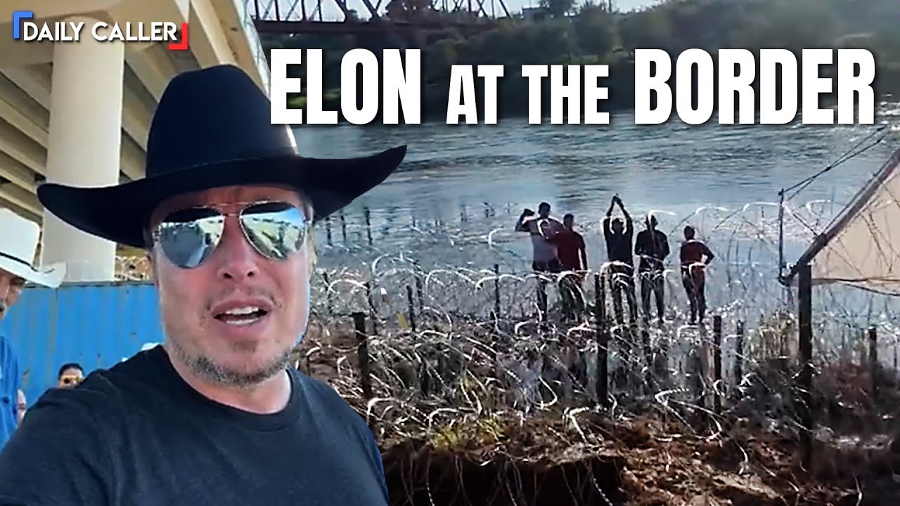 Elon Musk Visits The Border Amid His Calls To Build A Wall - YouTube