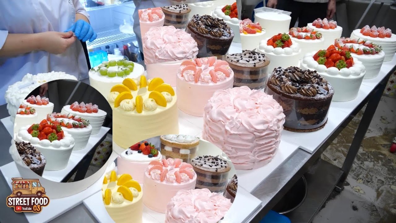 Astonished by Dreamy Korean Cakes! - Street Food Korean - YouTube