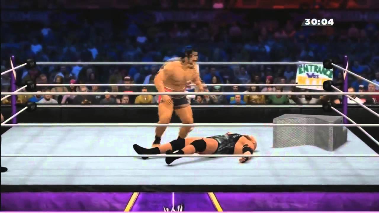 WWE 2K15 Ryback vs Rusev Wrestlemania - YouTube
