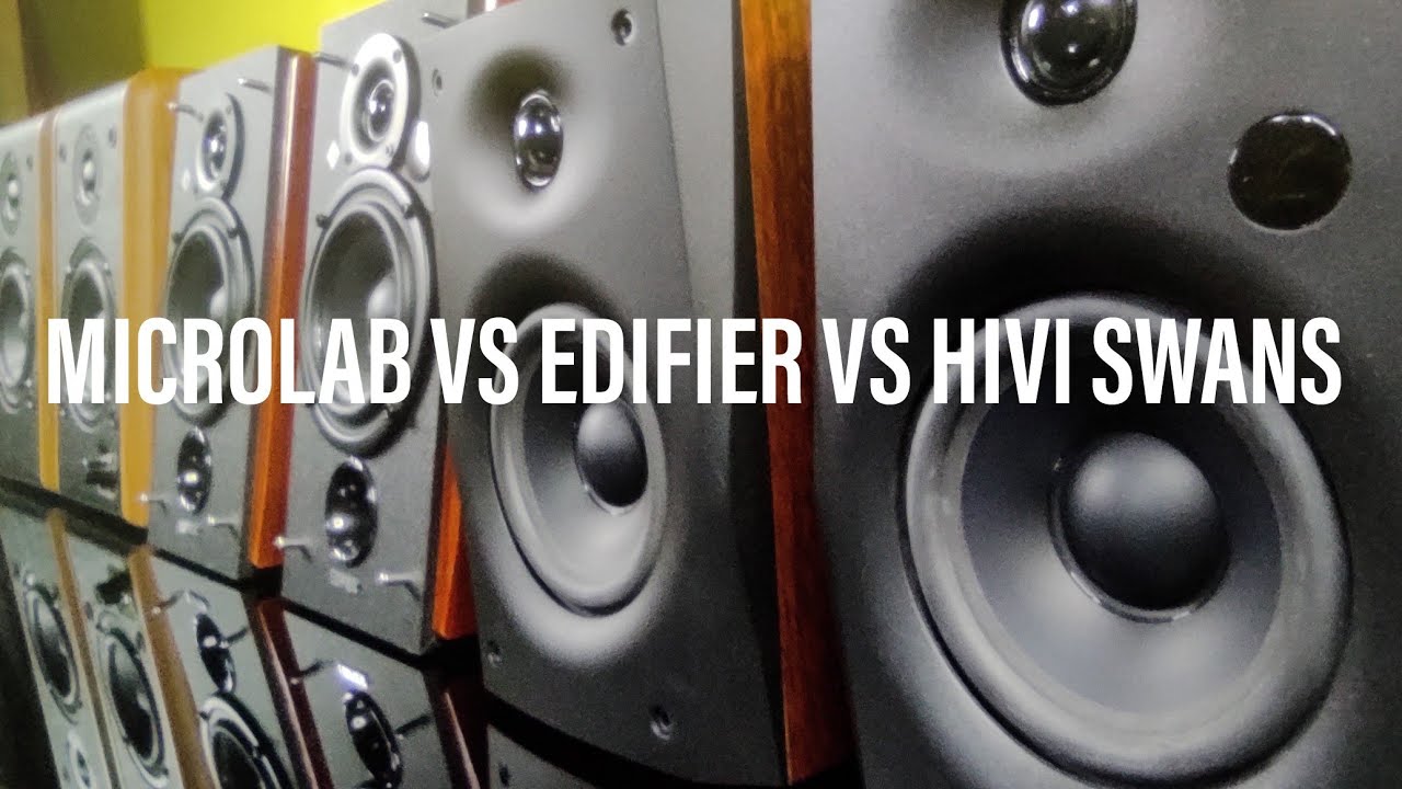 Adu Keren Bookshelf Speaker 4 Inch | Microlab B77BT vs Edifier R1700BT ...