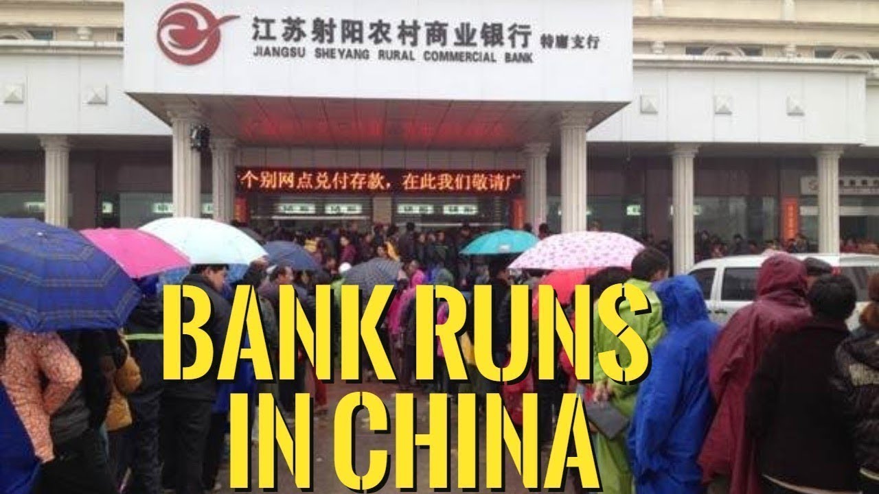 Bank Runs in China caused by a Sudden Surge in Liquidity Concerns - YouTube