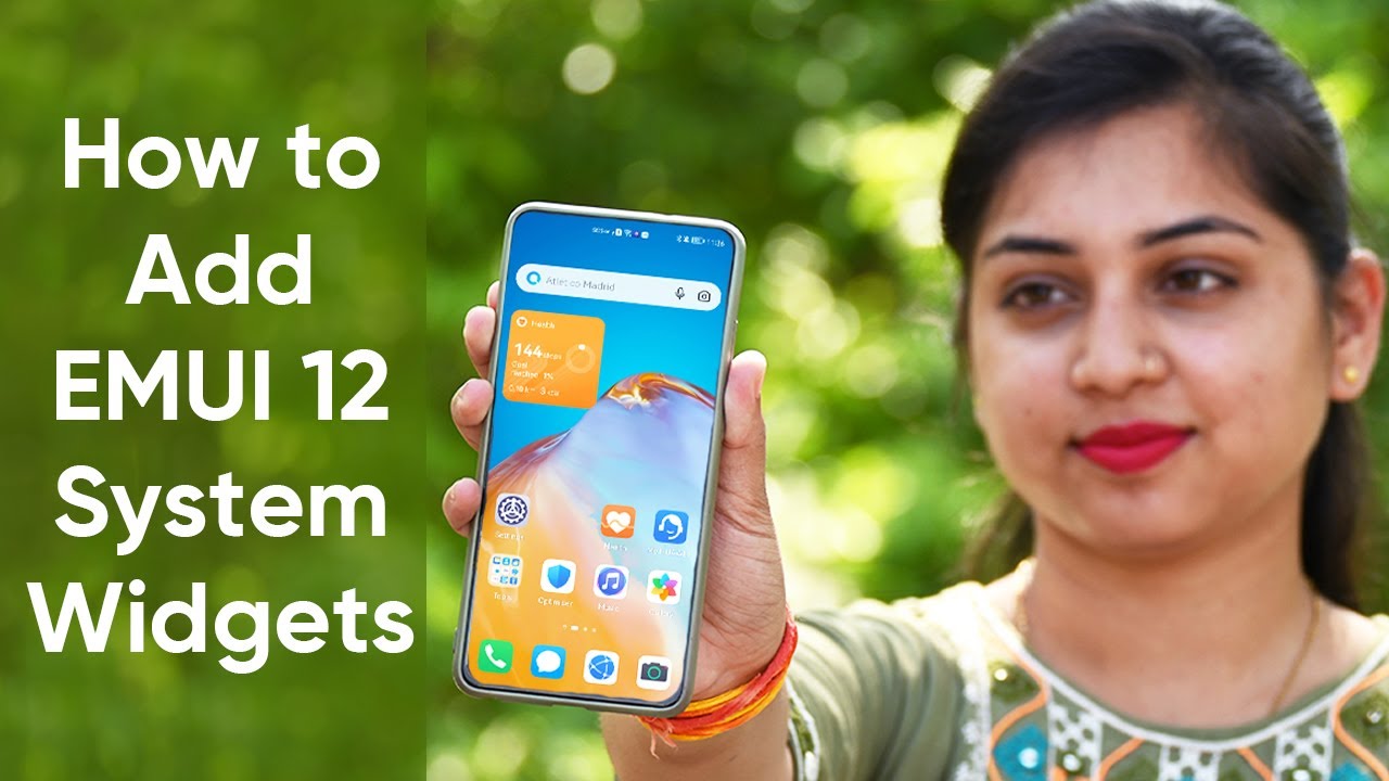 Huawei EMUI 12 System Widgets - YouTube