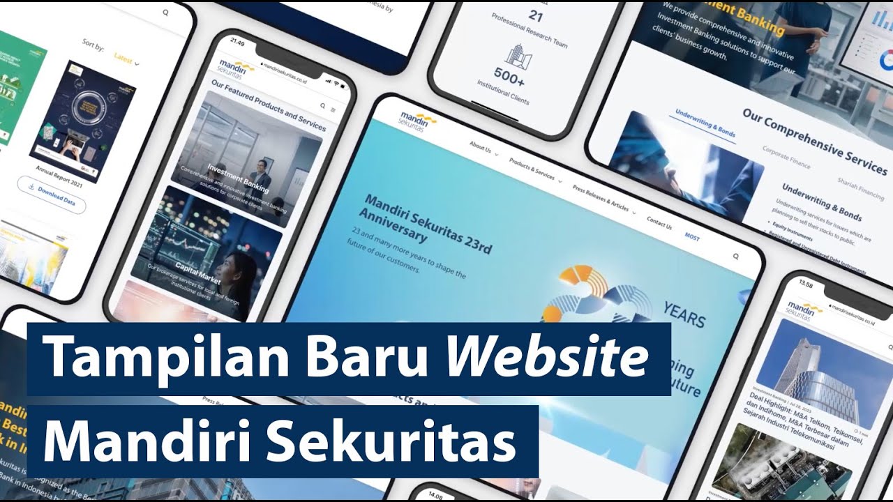 Tampilan Baru Website Mandiri Sekuritas - YouTube