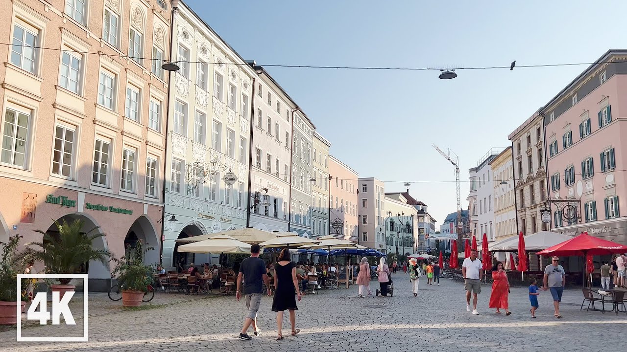 Rosenheim GERMANY Bavaria 2022 • 4K 60fps ASMR Real Time Virtual ...