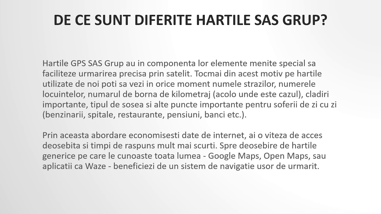 Harti GPS de mare viteză - YouTube