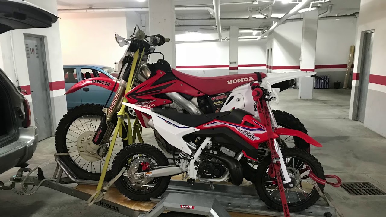 Moto LEM 50cc 14/12 XL Pit Bike kid 7 años - YouTube