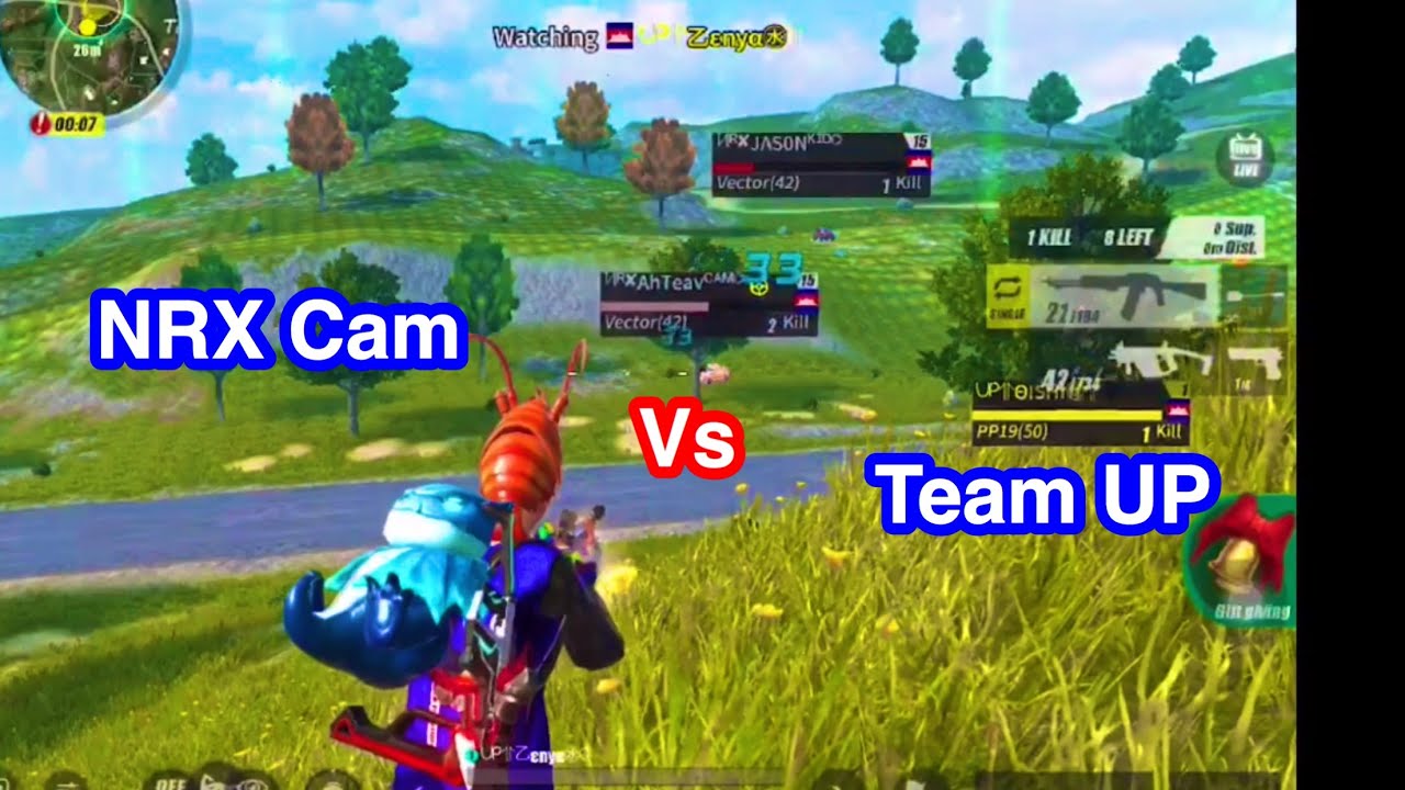 NRX Cam Vs Team UP | Custom Zeroo Gaming | Rules of Survival - YouTube