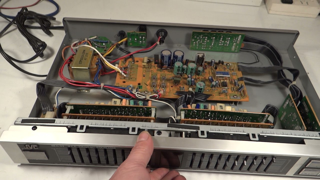ECUALIZADOR GRAFICO JVC SEA-33 JAPAN 1985 RESTAURACION P1 - YouTube