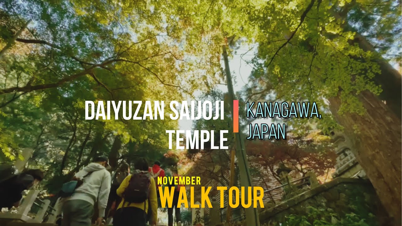[4K] Hiking to Visit a Temple Inside a Forest in Kanagawa Japan [Walk ...