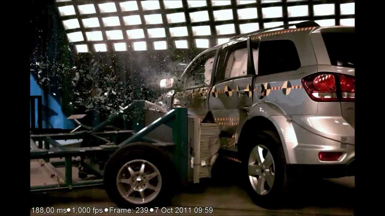 Dodge Journey | 2012 | Side Crash Test by NHTSA | CrashNet1 - YouTube