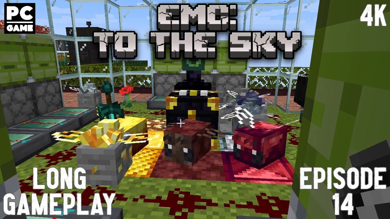 Modded Minecraft Long Gameplay: EMC: To The Sky - Episode 14 No ...