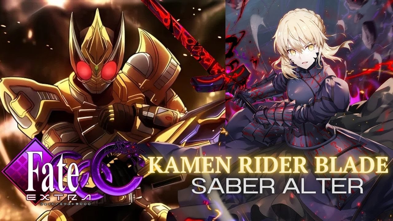 SABER ALTER as KAMEN RIDER BLADE?! || FATE STAY NIGHT x KAMEN RIDER ...