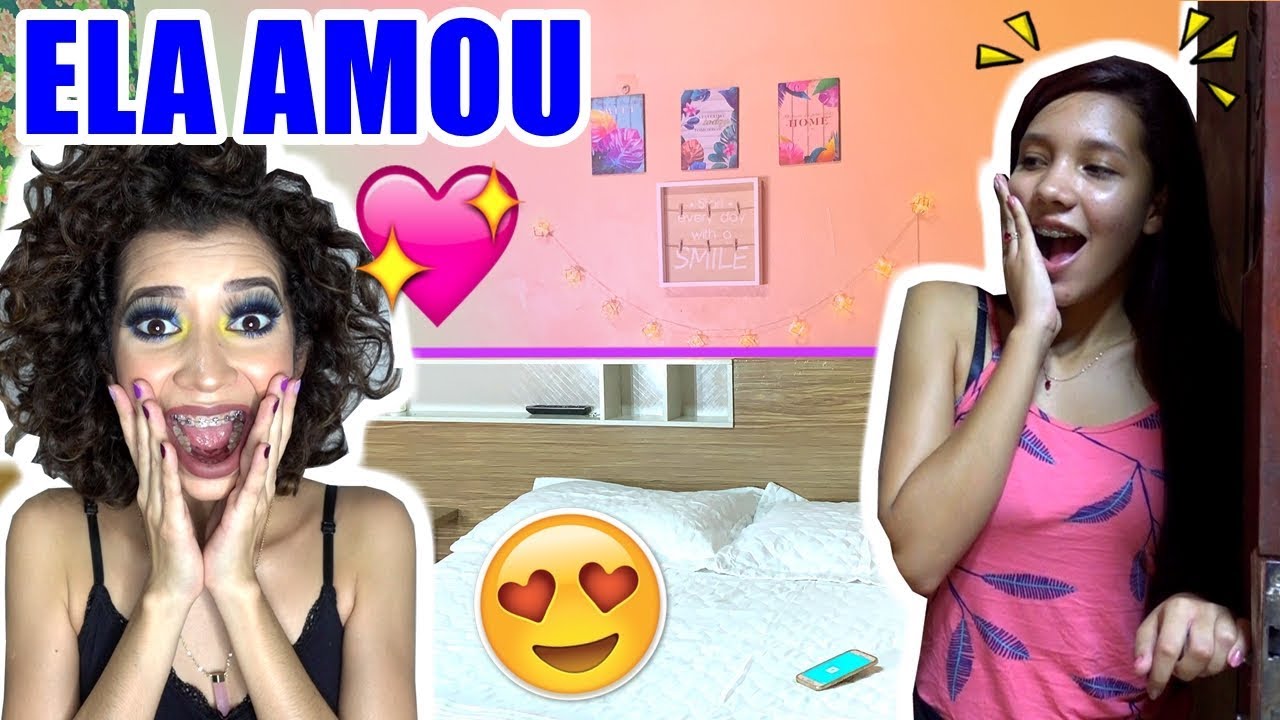 Transformei O Quarto Da Minha IrmÃ E Surpreendi Ela Youtube