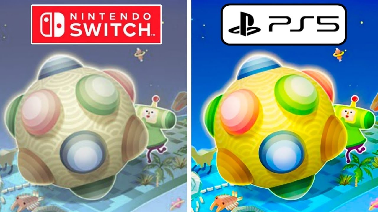 Once Upon A Katamari PS5 vs Nintendo Switch Graphics Comparison - YouTube