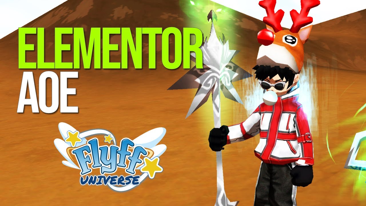 FLYFF UNIVERSE - ELEMENTOR AOE RUN - LV 104 PLAY #gaming - YouTube