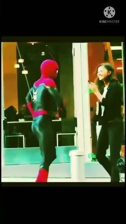 Spiderman Dance In Shooting With Her Girlfriend Youtube
