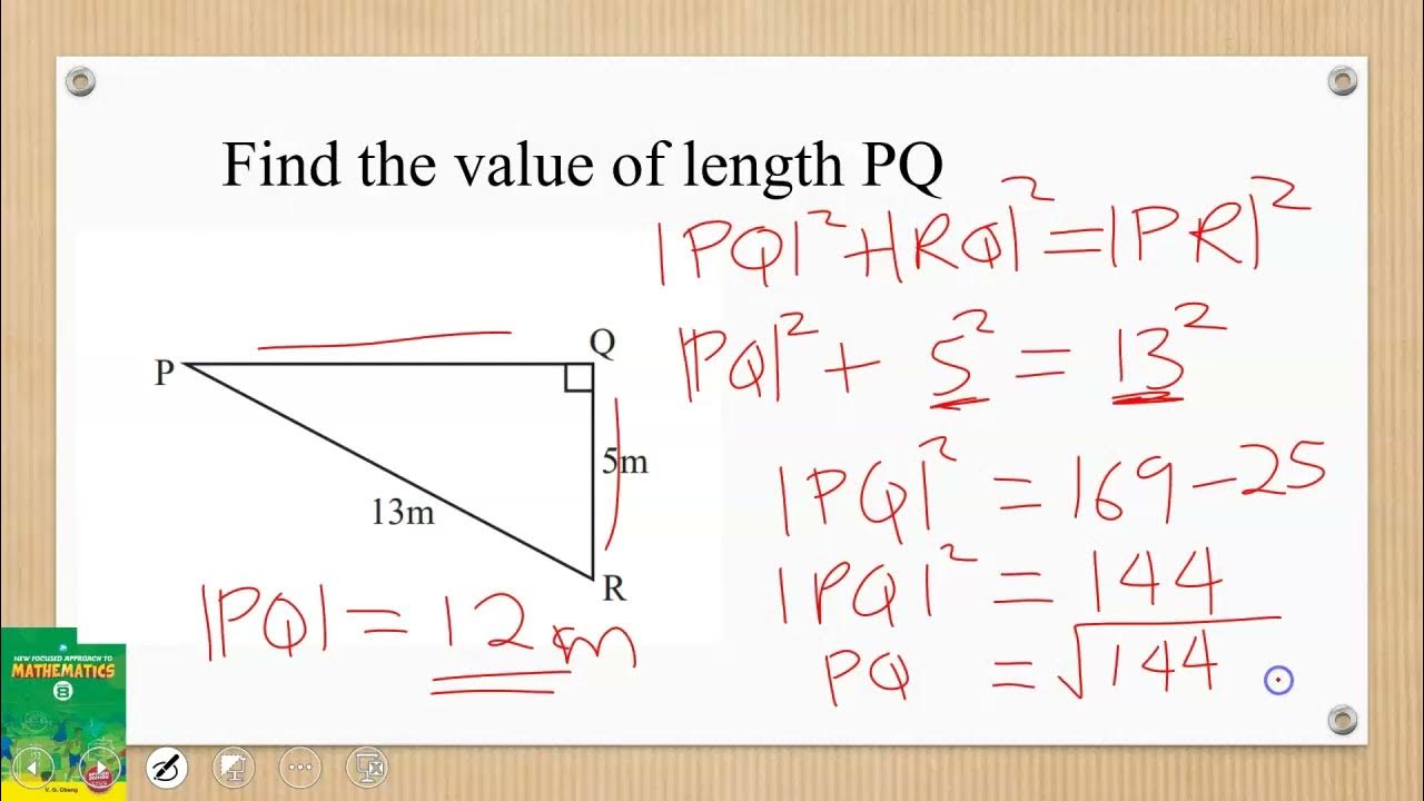 Solving problems involving Pythagoras Theorem Pg 207 - YouTube