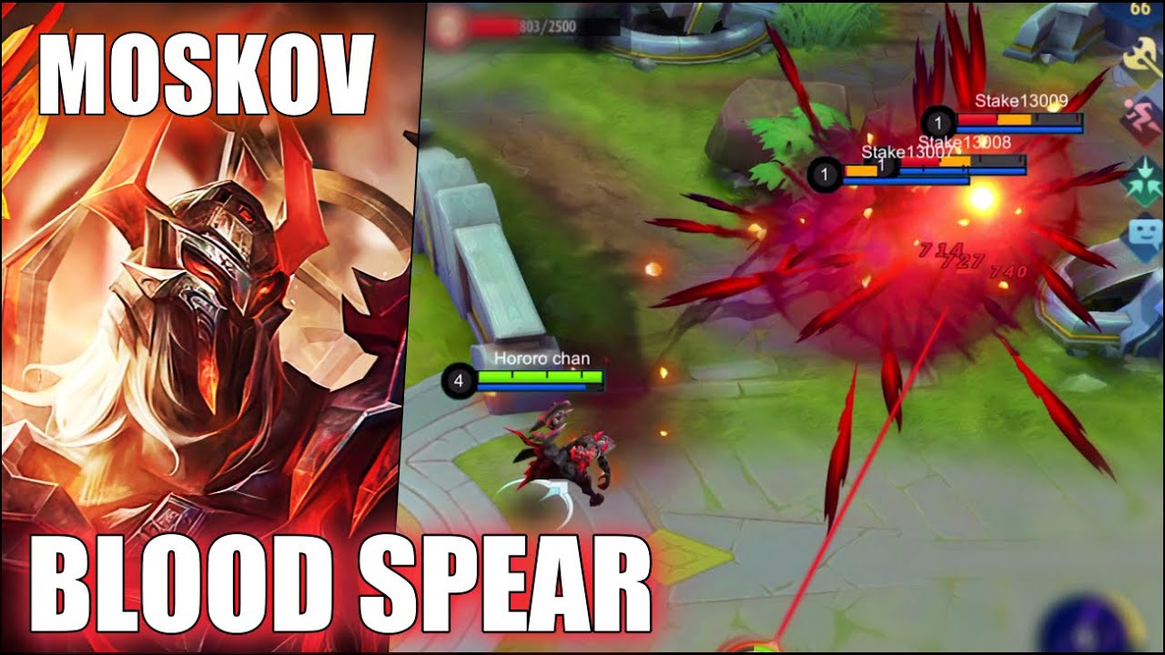 BLOOD SPEAR NEW EPIC SKIN OF MOSKOV! - YouTube