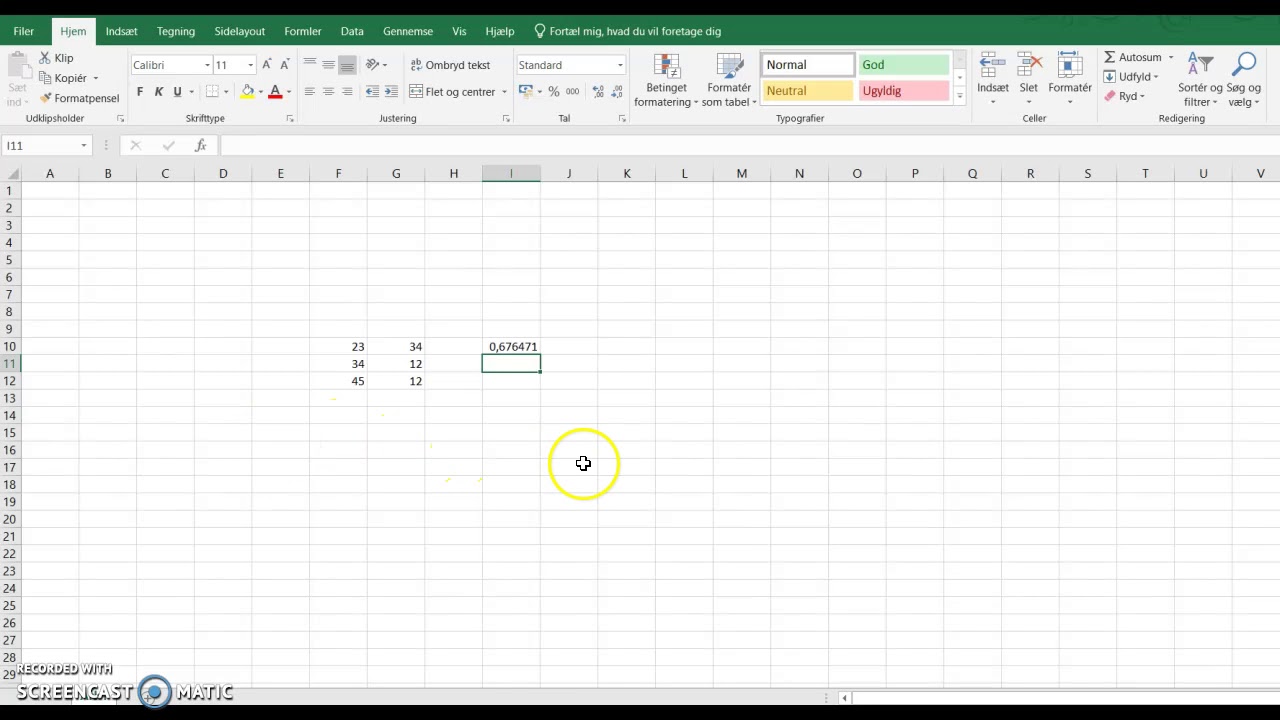 Excel level 1 - YouTube