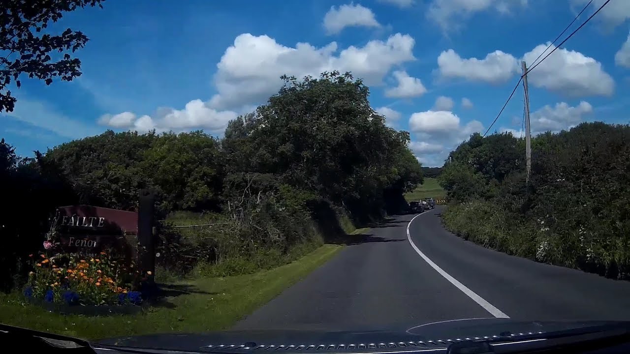 The R675 Copper Coast Road. Approaching Fenor from Tramore. Co ...