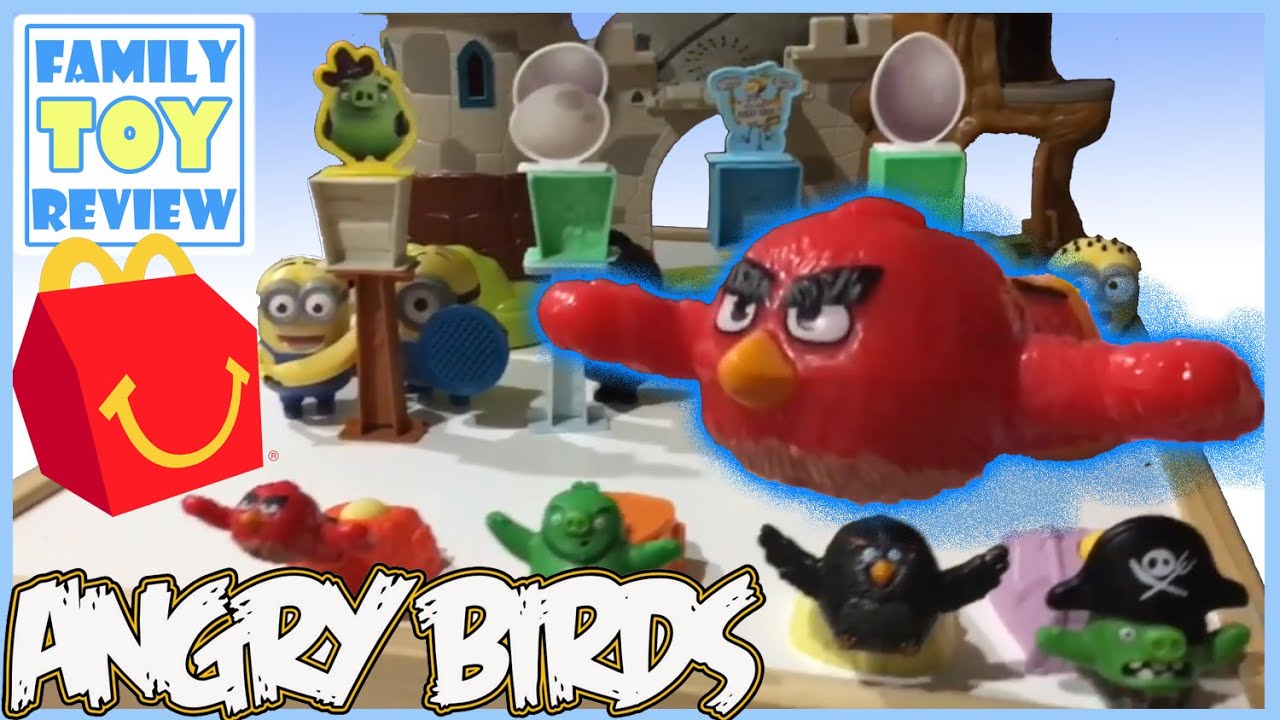 Angry Birds Happy Meal Toys From McDonalds for 2016 Angry birds movie ...