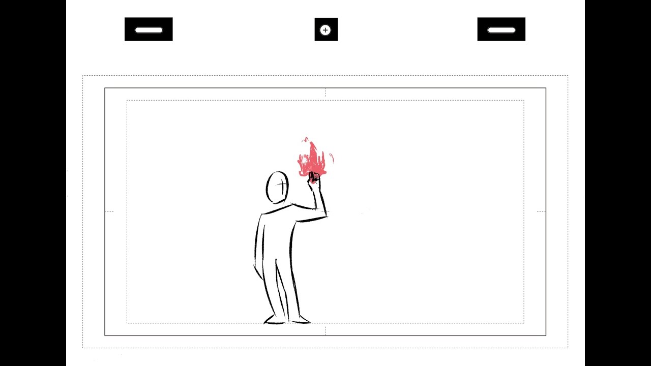 Finger fire animation (Krita animation) - YouTube